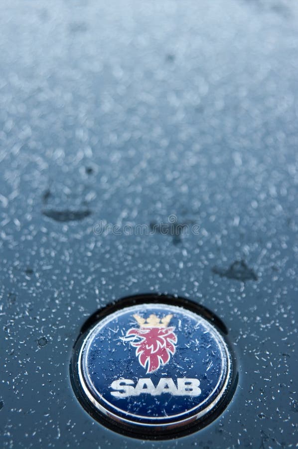 Saab Emblem In The Snow