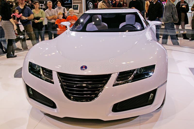 Saab concept model editorial photography. Image of expensive - 15164752