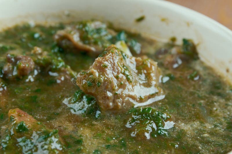 Saag Gosht stock photo. Image of ginger, korma, beef - 53231400