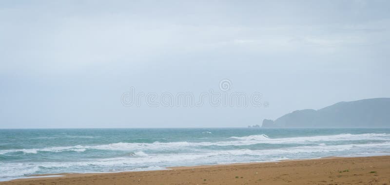 Saaidia Beach and waves stock image. Image of saaidia - 124373373