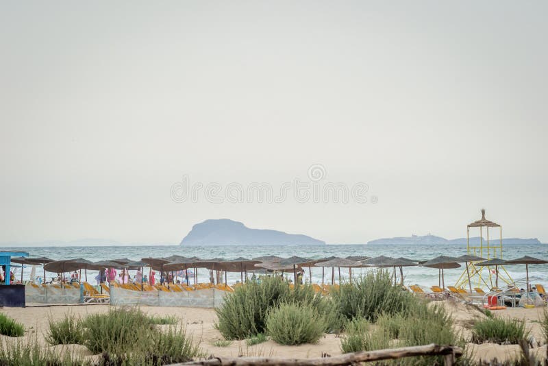 Saaidia Beach and Waves and Rocks Stock Image - Image of relaxation ...