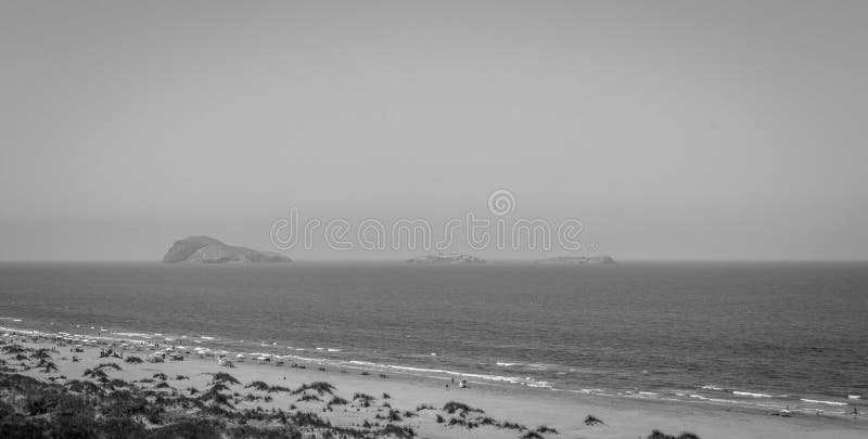 Saaidia Beach and Waves and Rocks Stock Photo - Image of morocco ...