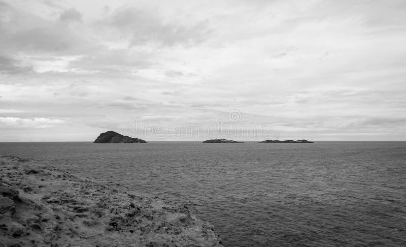 Saaidia Island and Waves and Rocks Stock Photo - Image of nature ...