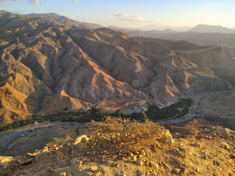Saal Steps Mountains , Muscat Sultanate of Oman Stock Image - Image of ...