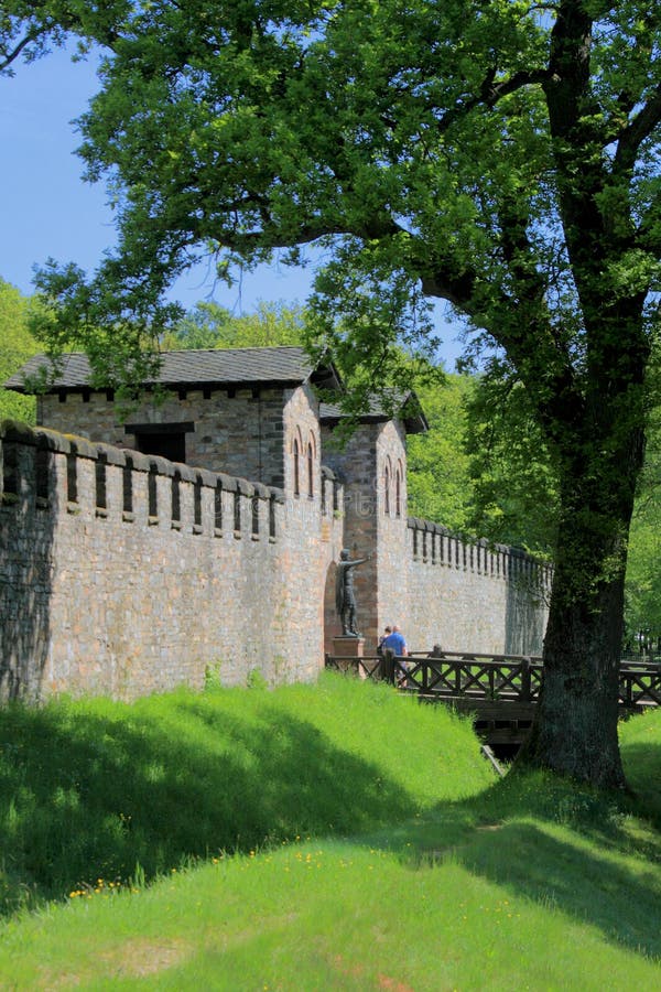 Roman Castle Saalburg stock image. Image of castle, medieval - 479695