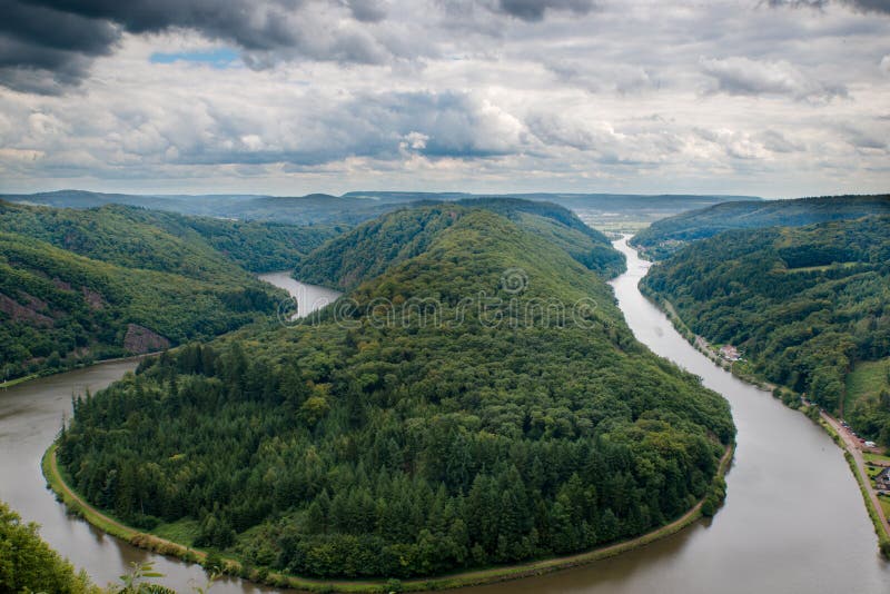 Saar Bow,Saar River,Germany Stock Image - Image of river, germany: 27280993