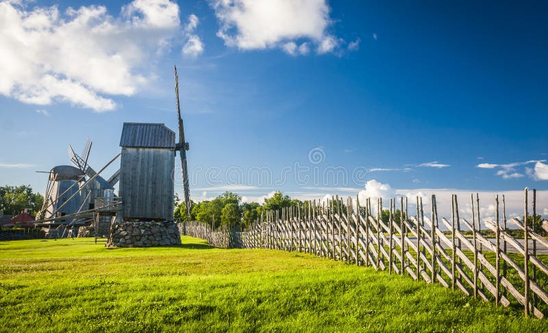 Saaremaa island, Estonia stock photo. Image of farm, land - 48535258