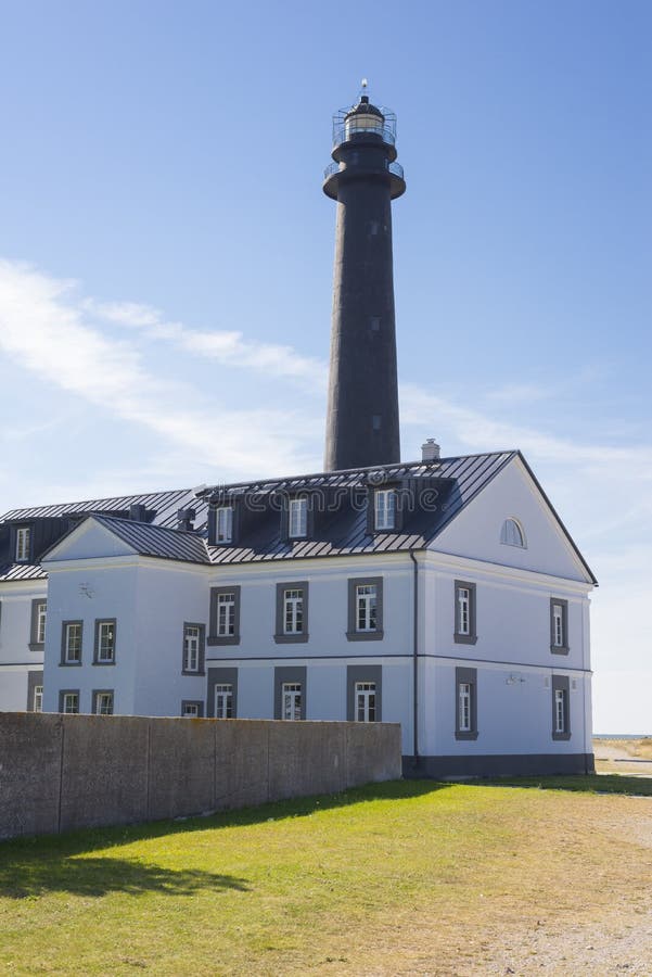 Saare Lighthouse. The Main Southern Lighthouse On Island Saaremaa ...