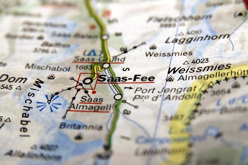 Saas Fee Map Stock Photos - Free & Royalty-Free Stock Photos from ...
