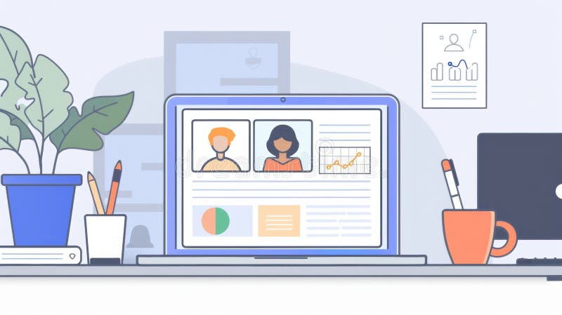SaaS HR Management Platform Displayed on Laptop in Professional ...