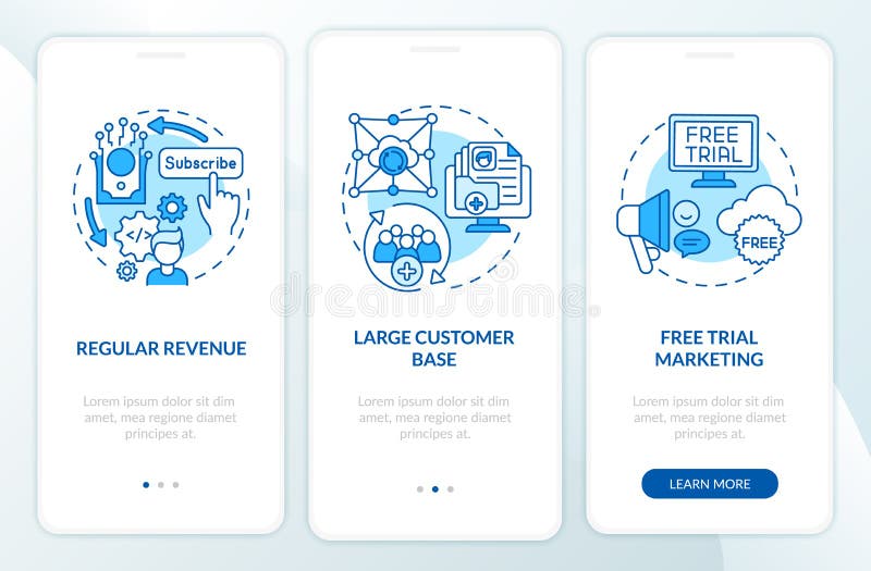 SaaS Pros for Developers Onboarding Mobile App Page Screen with ...