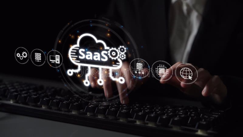 SaaS Software As a Service Platform Cloud System Muxer Stock ...