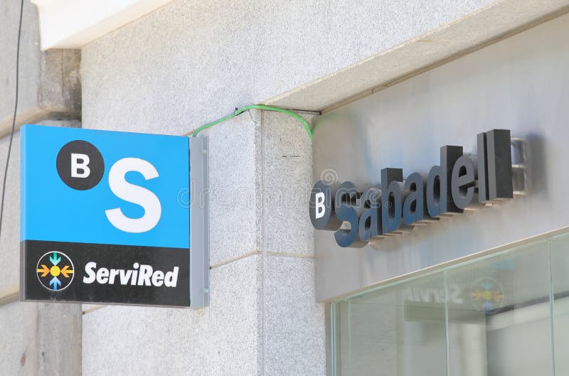 Sabadell Logo on Sabadell`s Bank Branch Office Editorial Photo - Image ...