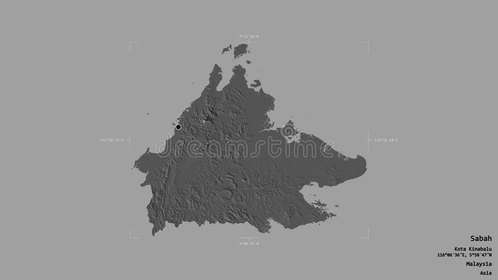 Sabah Malaysia Map Stock Illustrations – 241 Sabah Malaysia Map Stock ...
