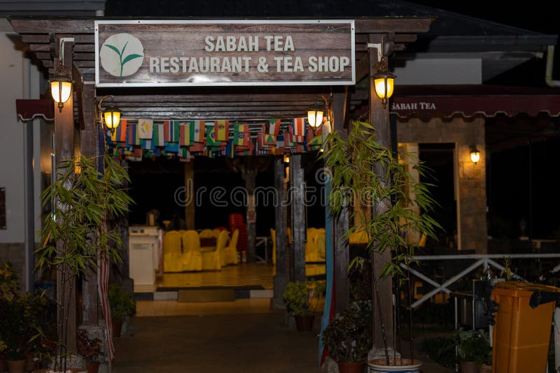 Sabah Tea Restaurant and Tea Shop Signboard Editorial Photo - Image of ...