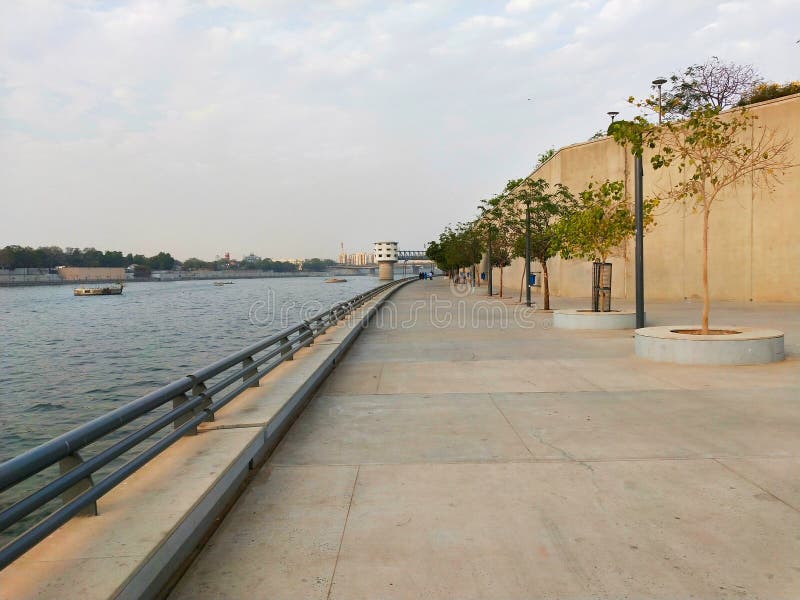 Sabarmati Riverfront at Ahmedabad Gujarat Stock Image - Image of pace ...