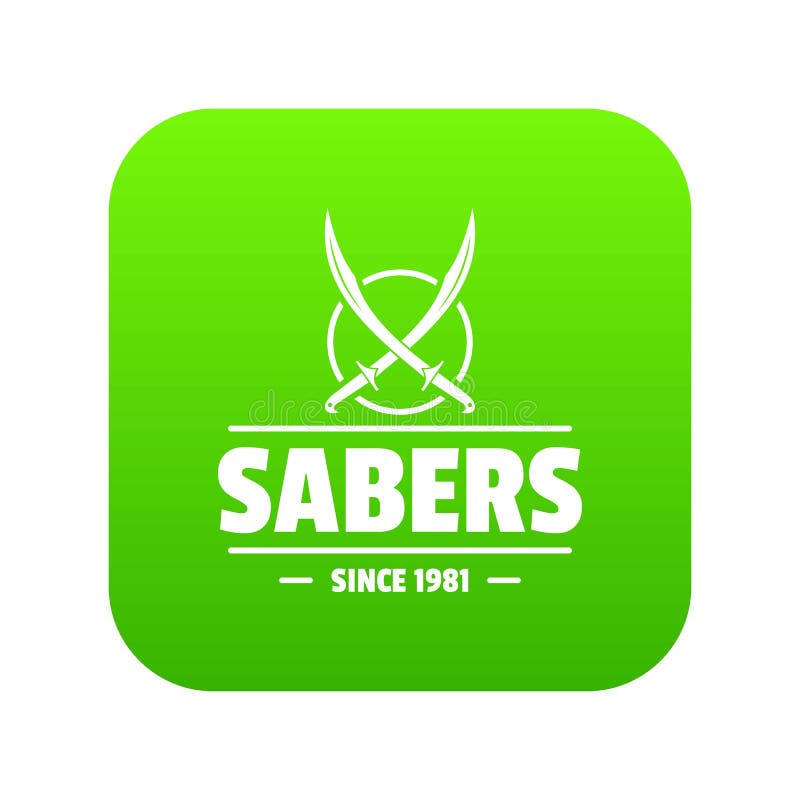 Saber Icon Set Color Hexahedron Stock Vector - Illustration of military ...