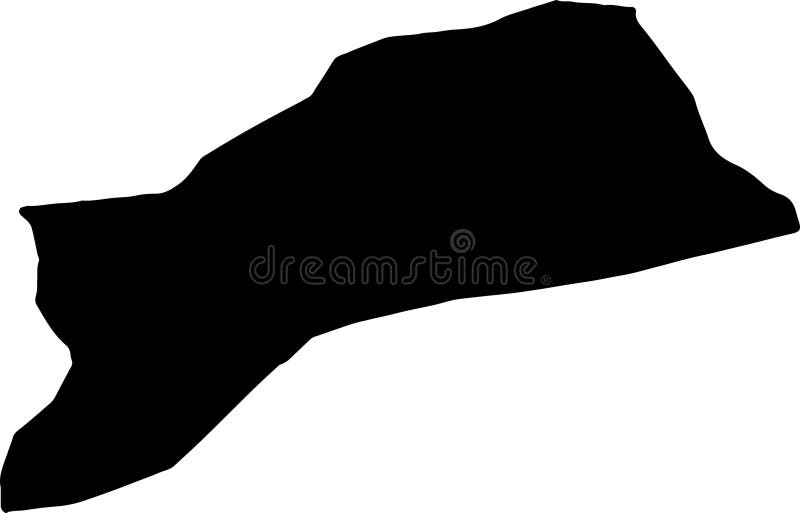 Sabha Libya Silhouette Map with Transparent Background Stock Vector ...