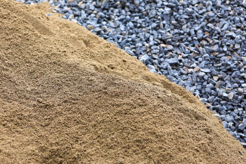 Sable pour la construction photo stock. Image du brun - 51731202