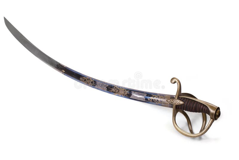 Sable Francés Del Oficial (sable). Imagen de archivo - Imagen de siglo ...