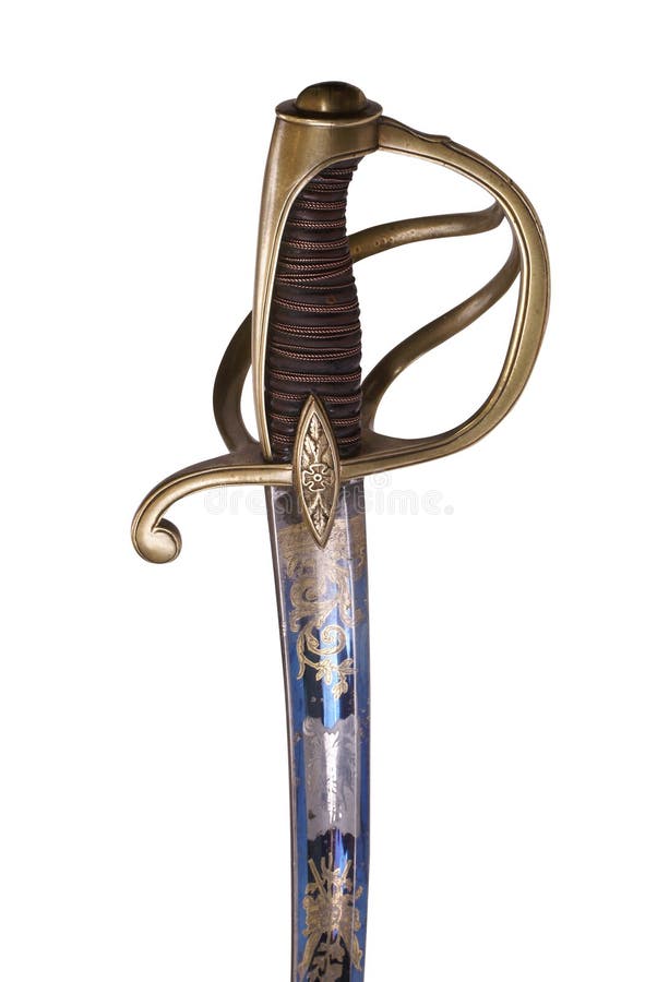 Sable Francés Del Oficial (sable) Imagen de archivo - Imagen de ...