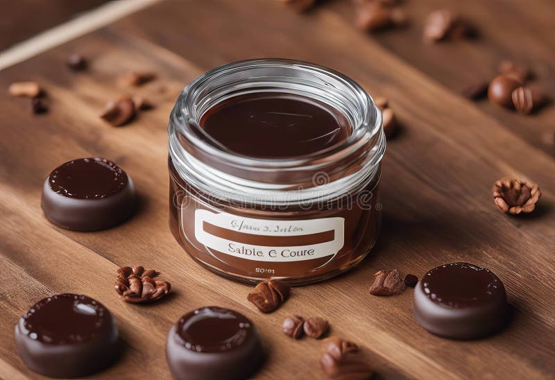 Sable with Invisible Reflection with Jam and Chocolate Stock ...