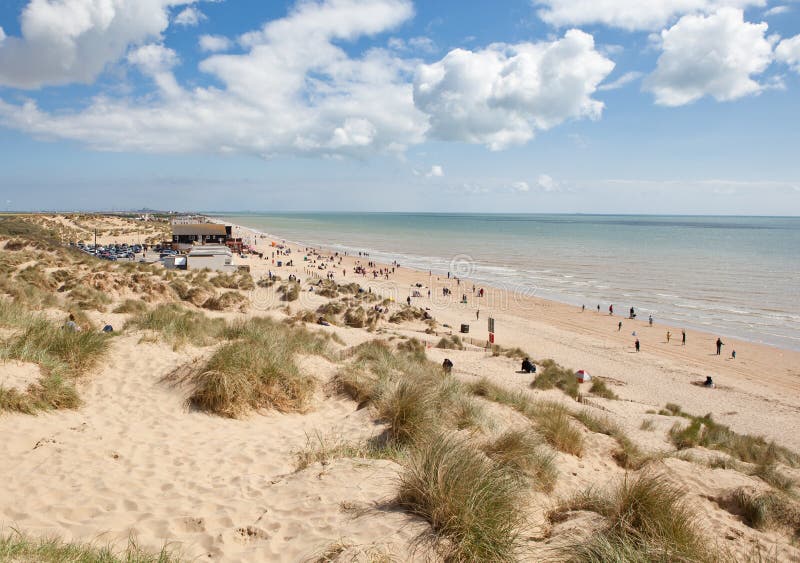 Sables De Cambrure, Cambrure : Dunes Et La Plage Image stock éditorial ...