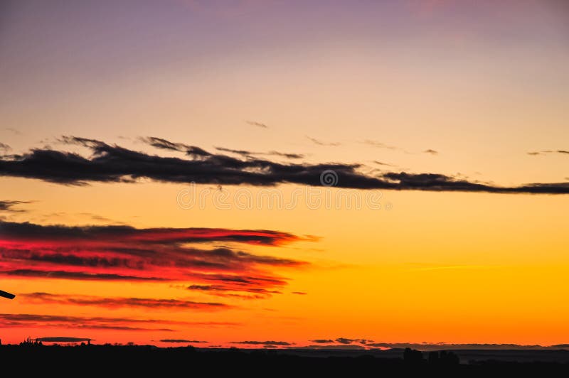 Provence, France, sunset stock image. Image of viedw - 266497603