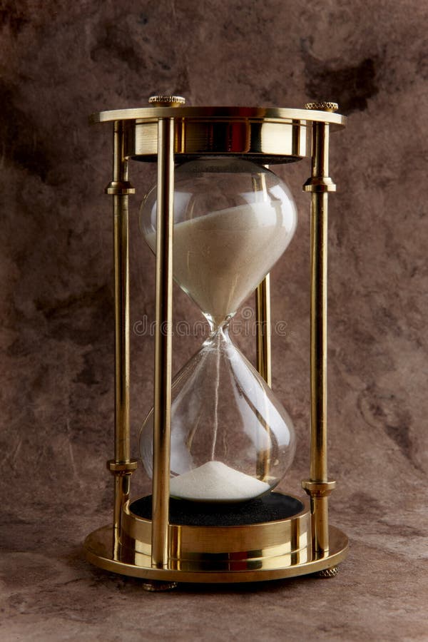 Sablier image stock. Image du laiton, glace, rétro, détail - 15103747