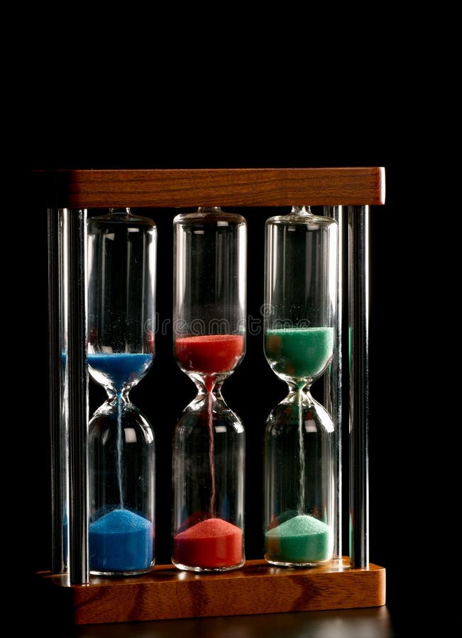 Sablier multiple image stock. Image du plusieurs, bleu - 15864415