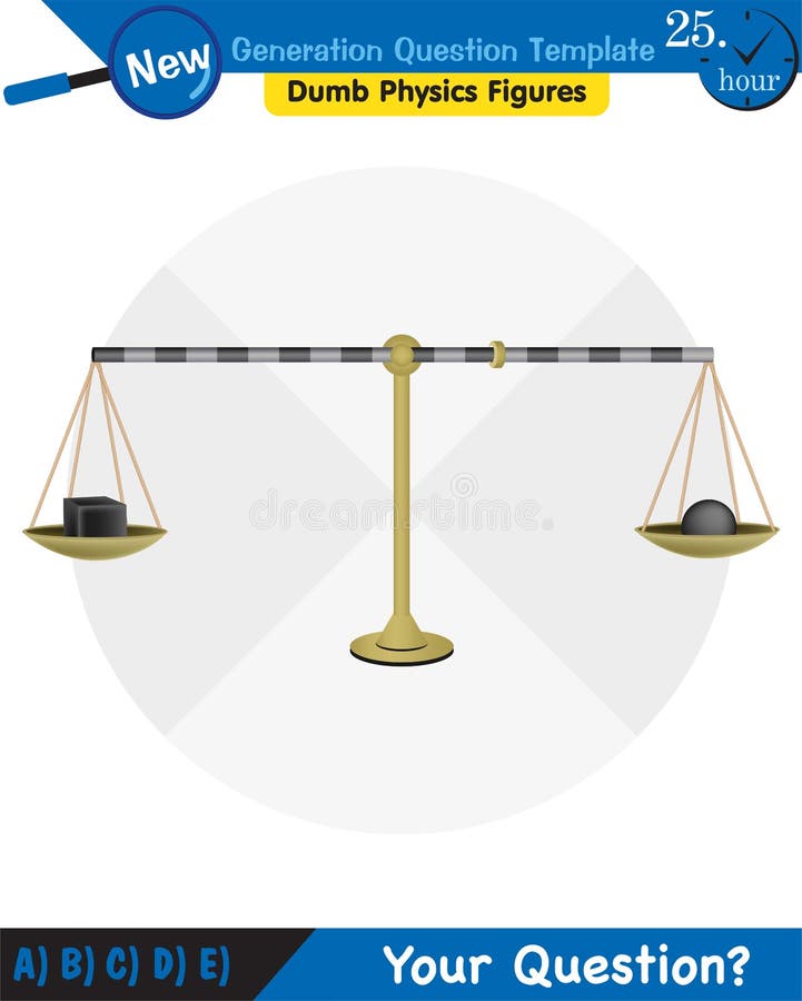 Physics, Equal Arm Scales, Eps Stock Illustration - Illustration of ...