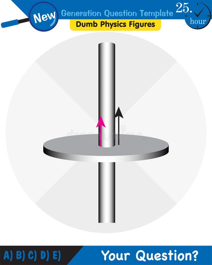 Torque Physics Example Diagram Stock Vector - Illustration of drawing ...
