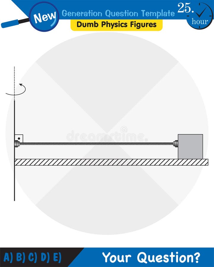 Torque Physics Example Diagram Stock Vector - Illustration of education ...
