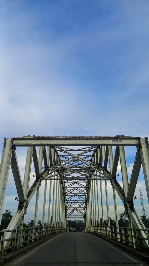 Sabo& X27; Bridge on the Sambas River Editorial Stock Photo - Image of ...