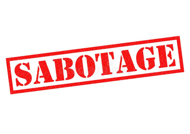 Sabotage Sticker Stock Illustrations – 104 Sabotage Sticker Stock ...