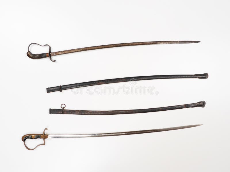 Sabre image stock. Image du agression, bronze, blanc - 45019539