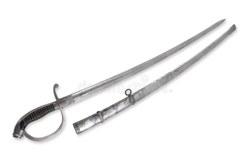 Sabre (saber, Sword) of Austrian Cavalry Officer. Stock Image - Image ...