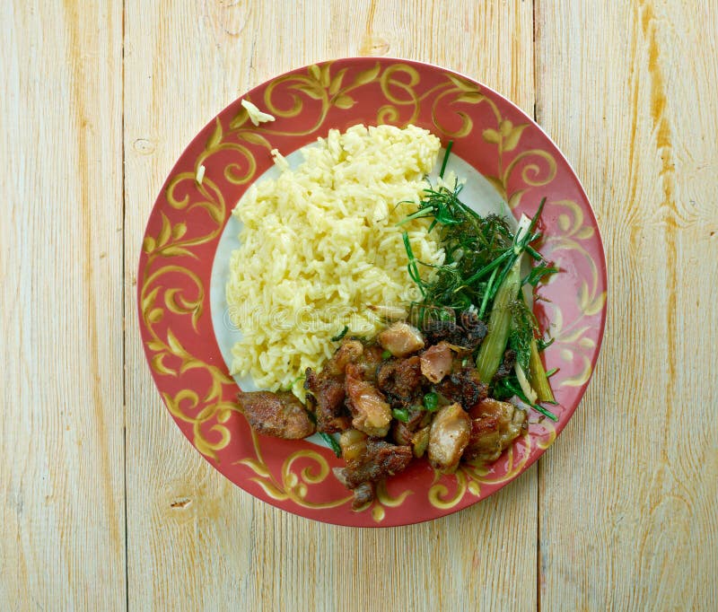 Sabzi qovurma plov stock image. Image of karaciger, kavurma - 80406507