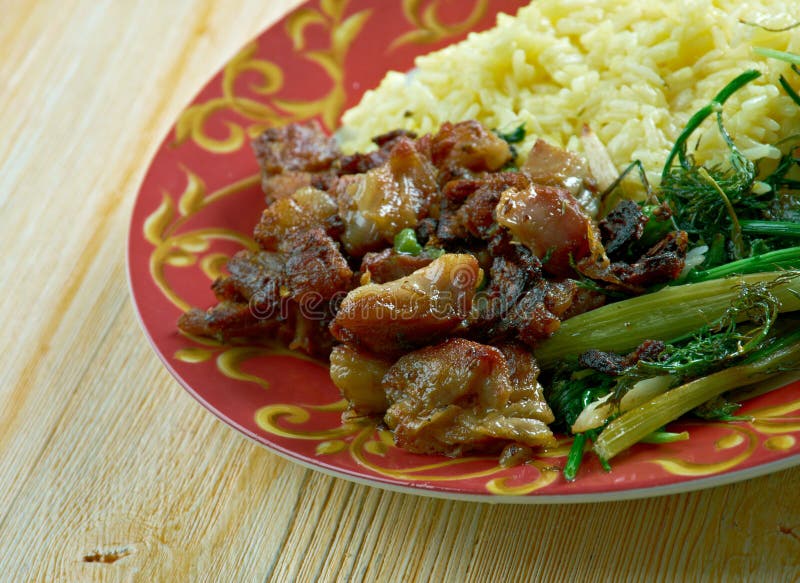 Sabzi qovurma plov stock image. Image of studio, vegetable - 80966913