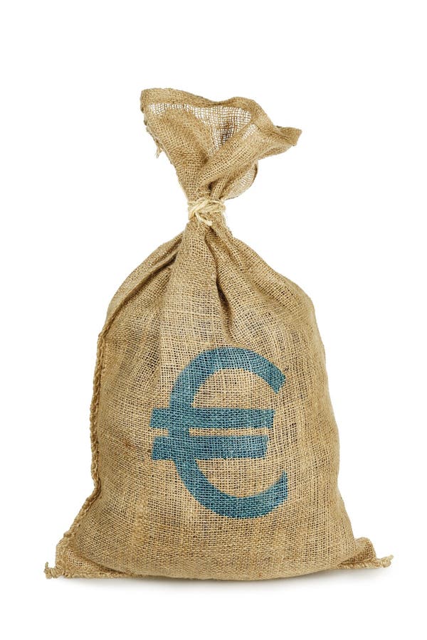Sac D Argent Avec L Euro Photos Stock - Téléchargez 1,234 Photos libres ...
