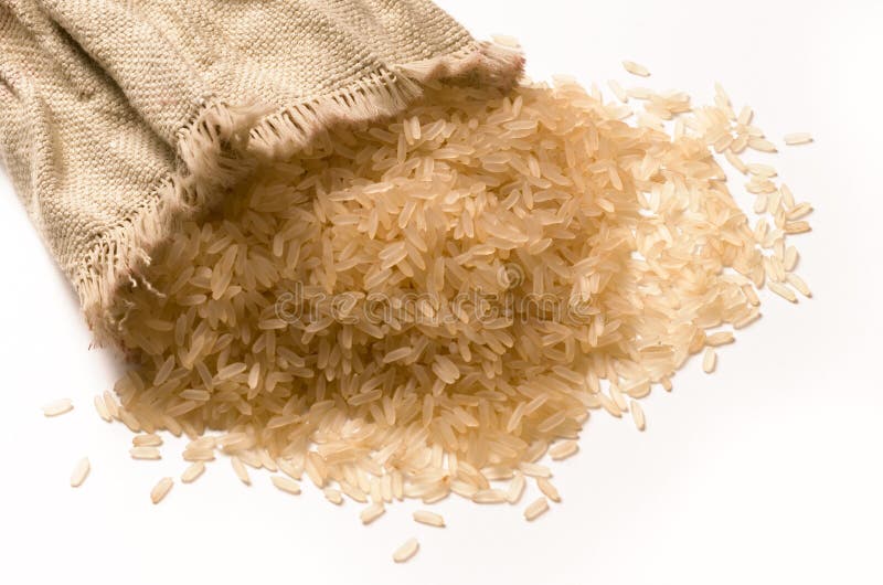 Sac de riz photo stock. Image du plastique, asiatique - 26476528