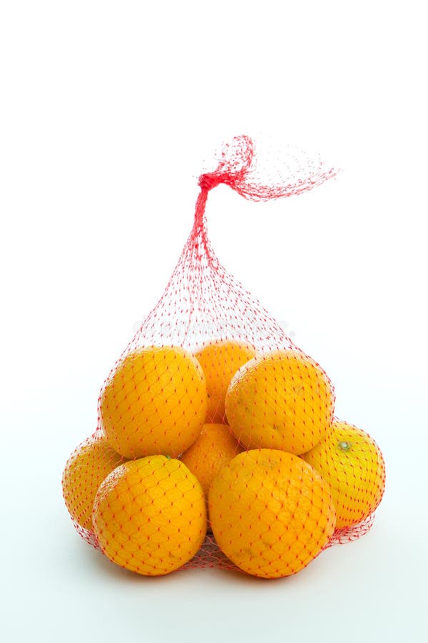 Sac des oranges image stock. Image du grand, compensation - 15926083
