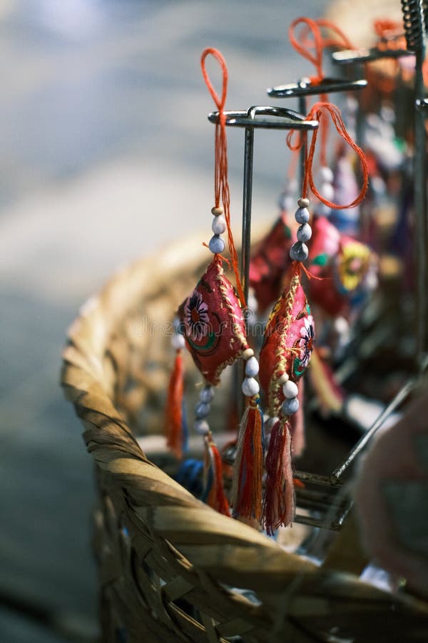 A Sachet Hanging in a Basket. Stock Image - Image of flower, animal ...