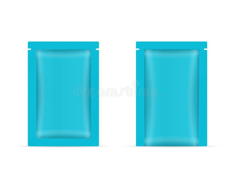 Sachet set stock vector. Illustration of container, sachet - 238358127