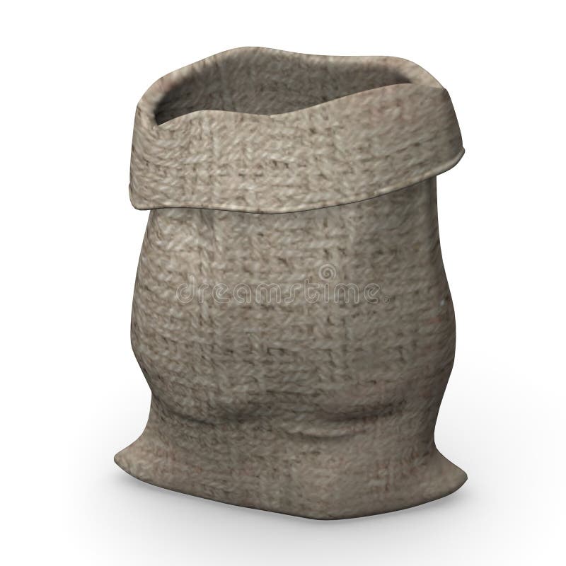 Sack stock illustration. Illustration of crop, flour - 12153370