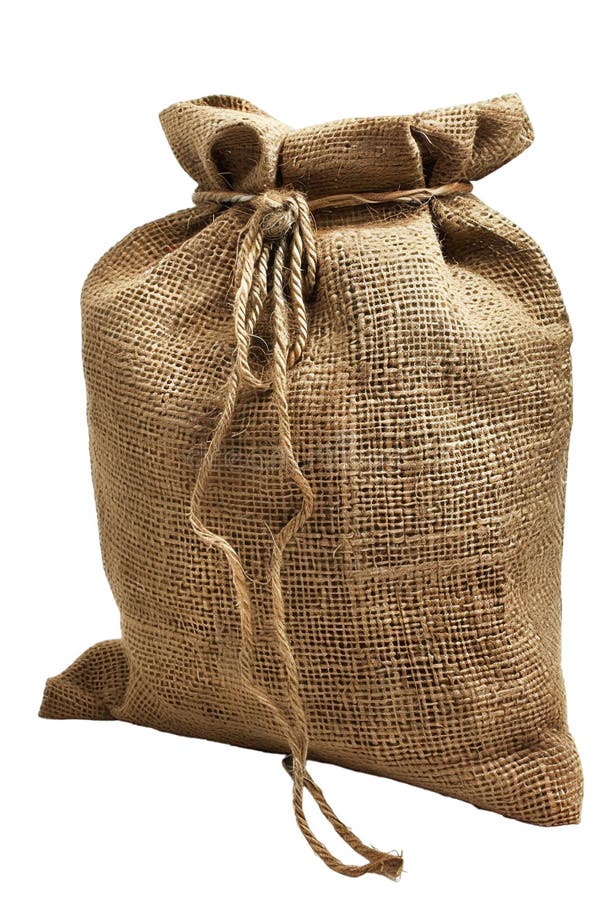 Sack Alone Against Transparent Backdrop Stock Illustration ...