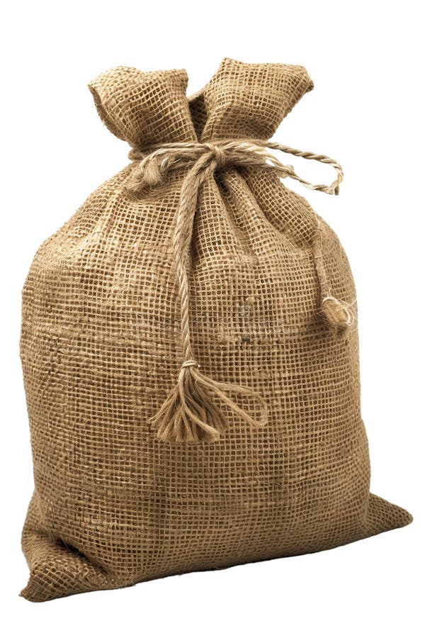 Sack Alone Against Transparent Backdrop Stock Illustration ...