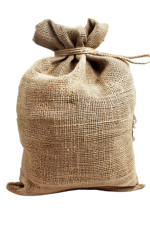 Sack Alone Against Transparent Backdrop Stock Illustration ...