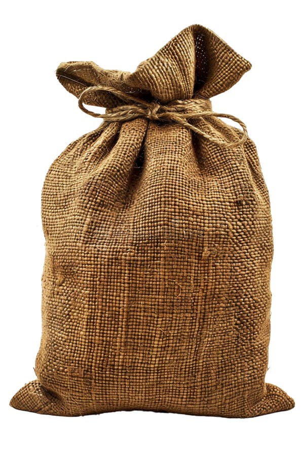 Sack Alone Against Transparent Backdrop Stock Illustration ...