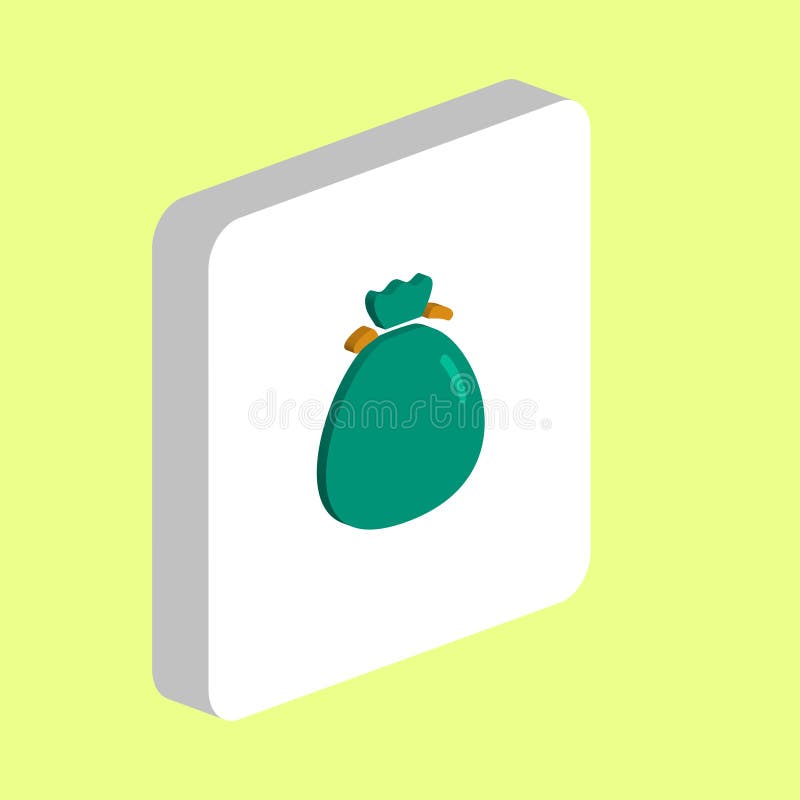Sack computer symbol stock illustration. Illustration of background ...